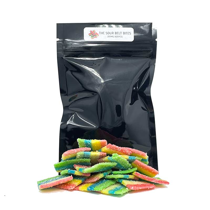 Buy THC Sour Belt Bites 600MG Online - West Coast Bud Buy THC Sour Belt Bites 600MG Online - West Coast Bud